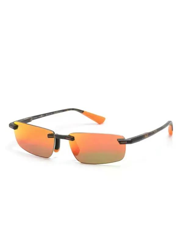 Maui Jim Polarized Rectangle-frame Sunglasses