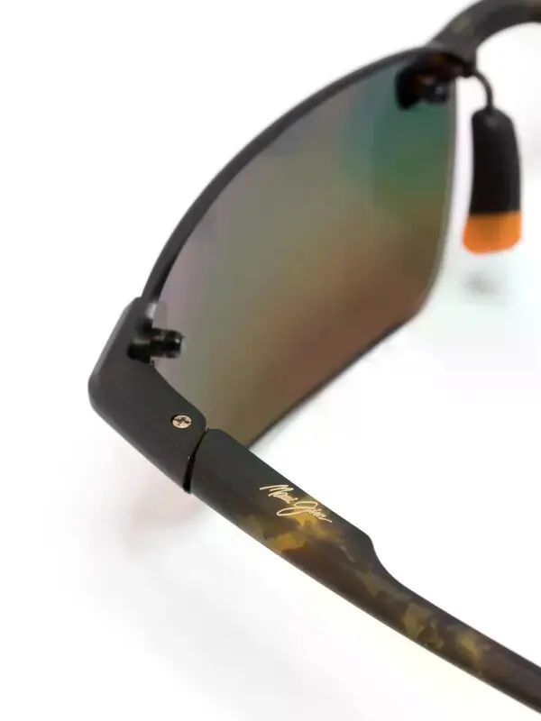 Maui Jim Polarized Rectangle-frame Sunglasses