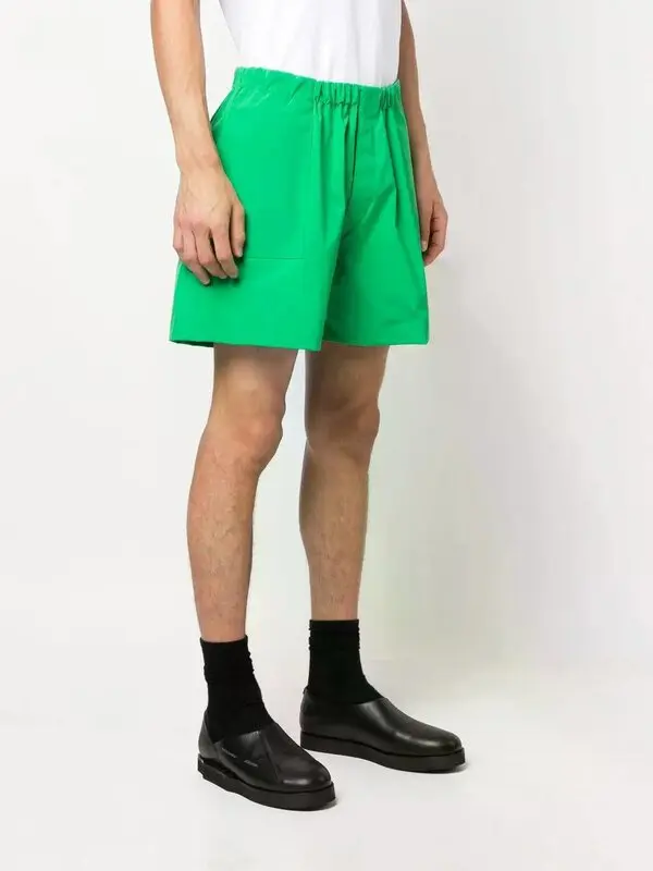 Mackintosh Captain Elasticated Waistband Shorts - Green