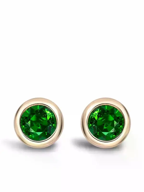 PRAGNELL 18kt Yellow Sundance Emerald Earrings - Gold