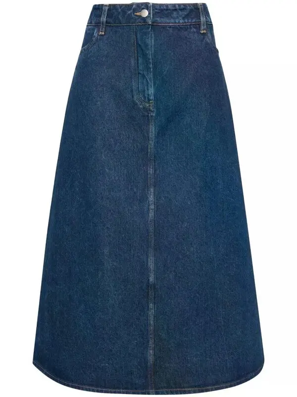 Studio Nicholson Baringo Denim Midi Skirt