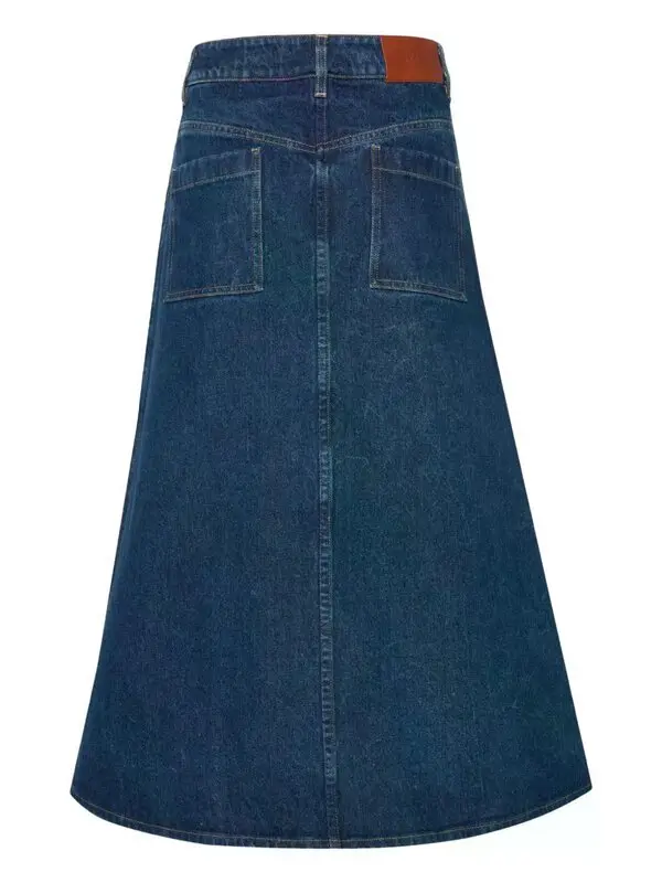 Studio Nicholson Baringo Denim Midi Skirt