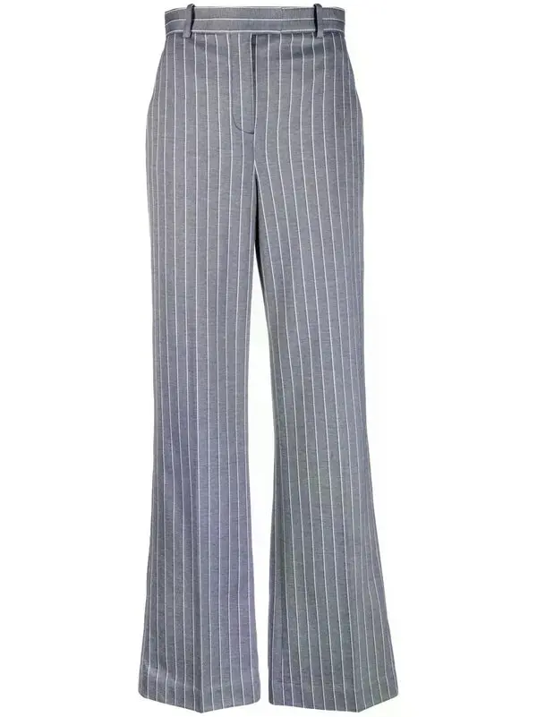 CIRCOLO 1901 Pinstripe Flared Trousers