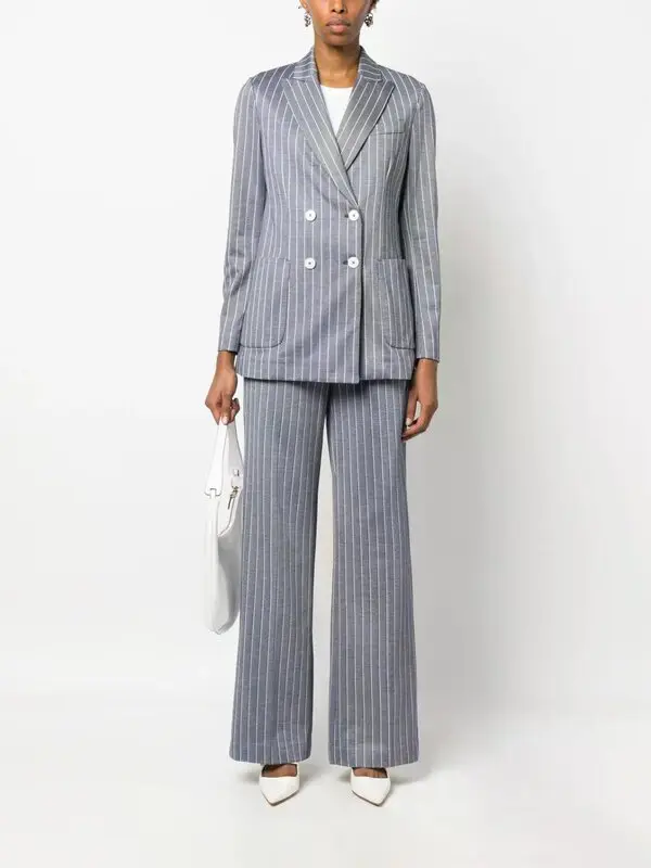 CIRCOLO 1901 Pinstripe Flared Trousers