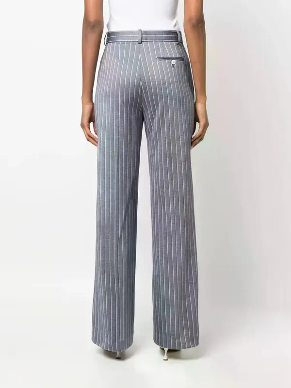 CIRCOLO 1901 Pinstripe Flared Trousers