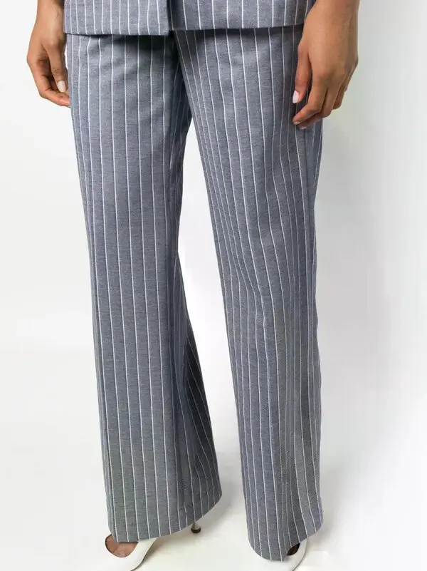 CIRCOLO 1901 Pinstripe Flared Trousers