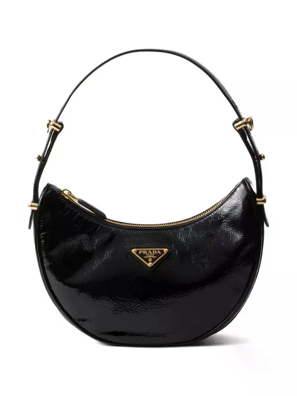 Prada Arqué Shoulder Bag - Black