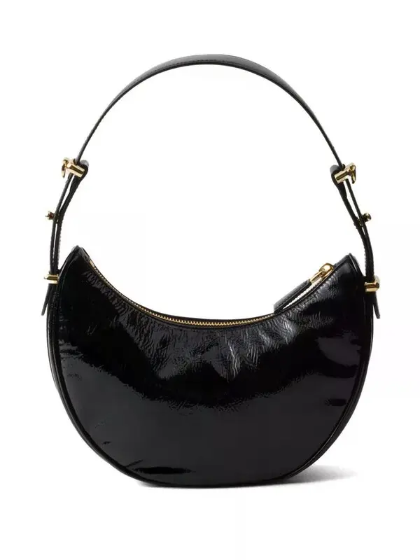 Prada Arqué Shoulder Bag - Black