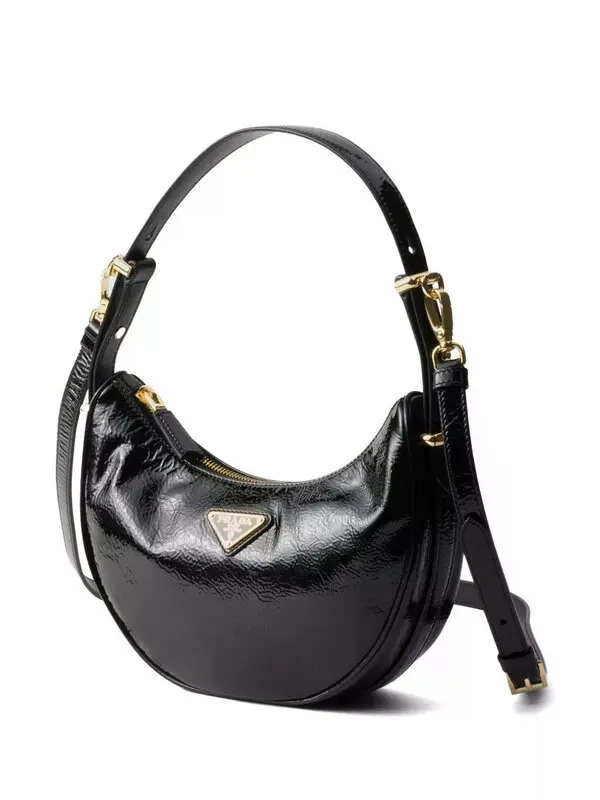 Prada Arqué Shoulder Bag - Black