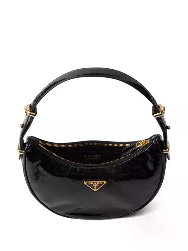 Prada Arqué Shoulder Bag - Black