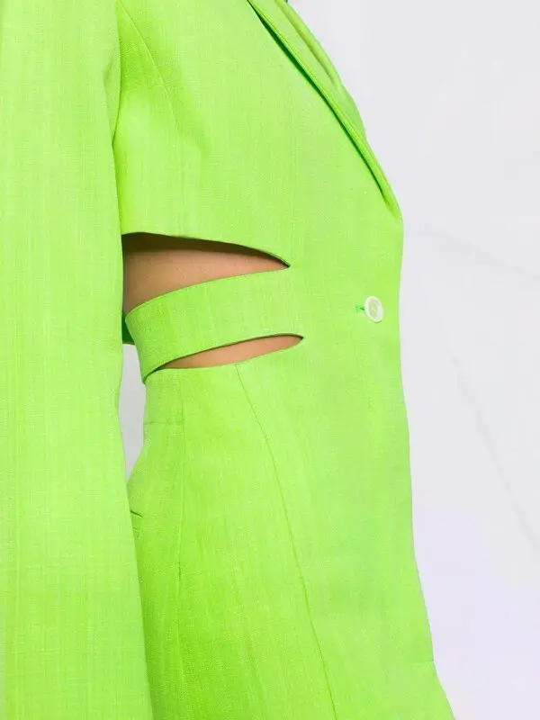 Jacquemus Bari Tailored Dress With Cut-out Detailing