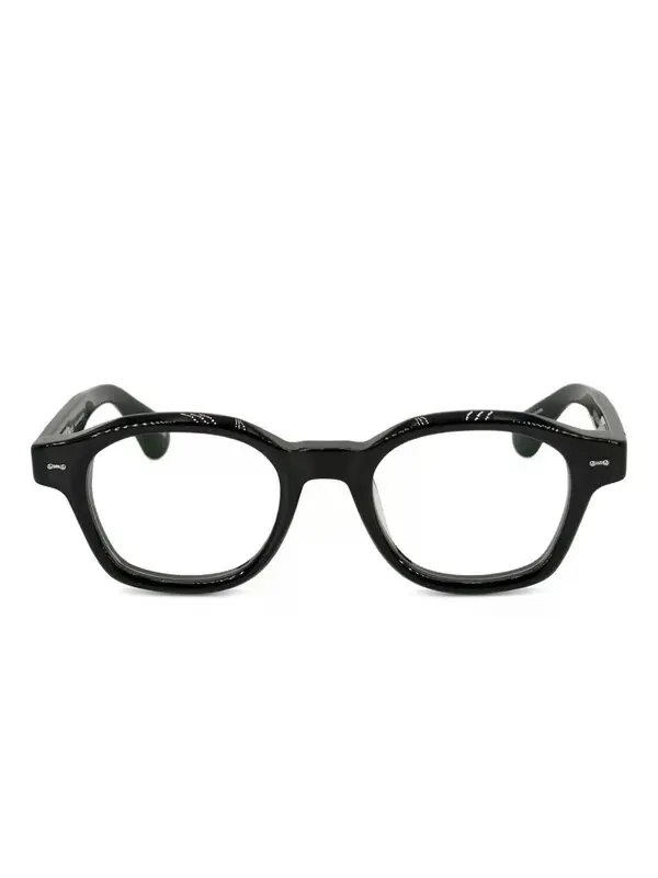 PETER AND MAY Skyloop Square Frame Glasses - Black