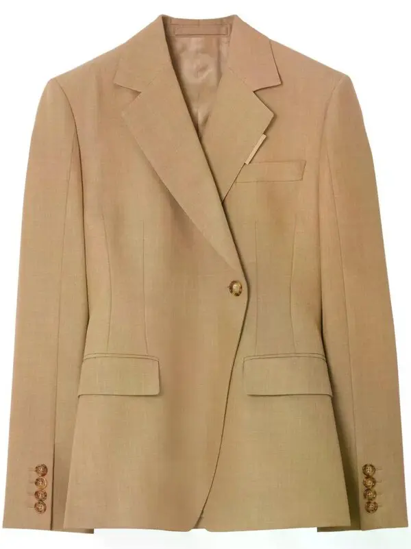 Burberry Single-breasted Wool Blazer