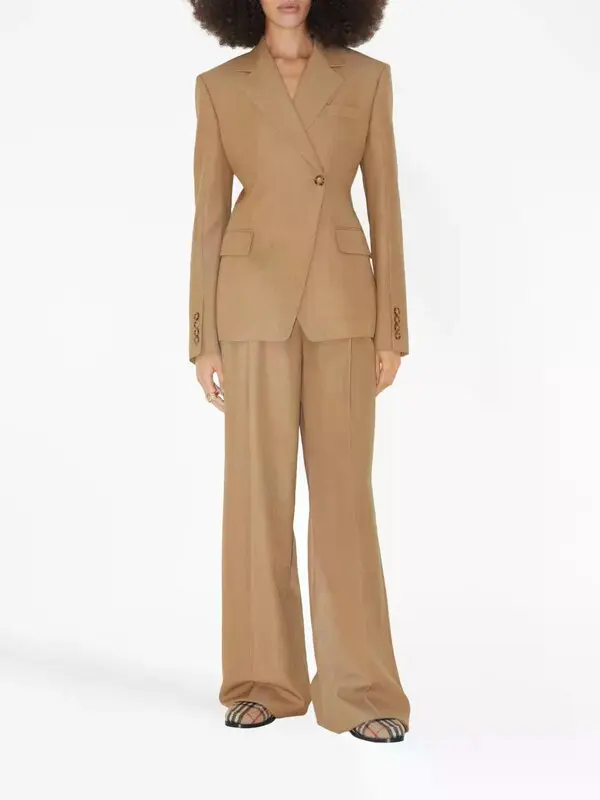 Burberry Single-breasted Wool Blazer
