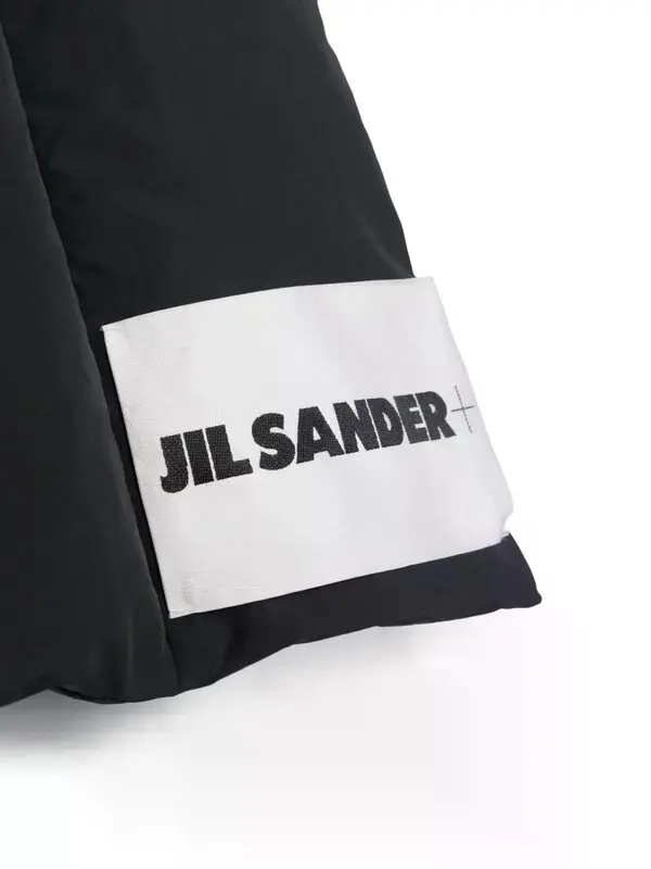 JIL SANDER Down Padded Scarf - Black