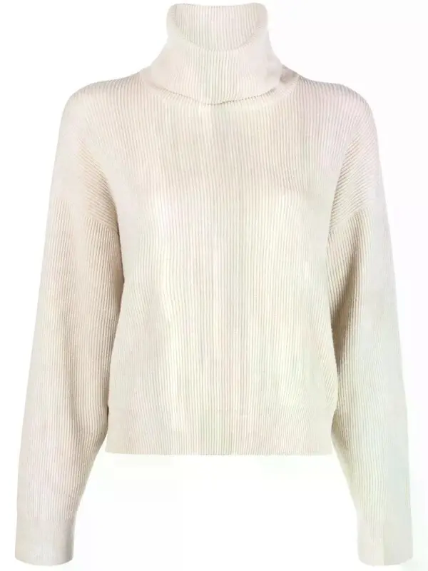 Brunello Cucinelli Ribbed-knit Wool-blend Jumper
