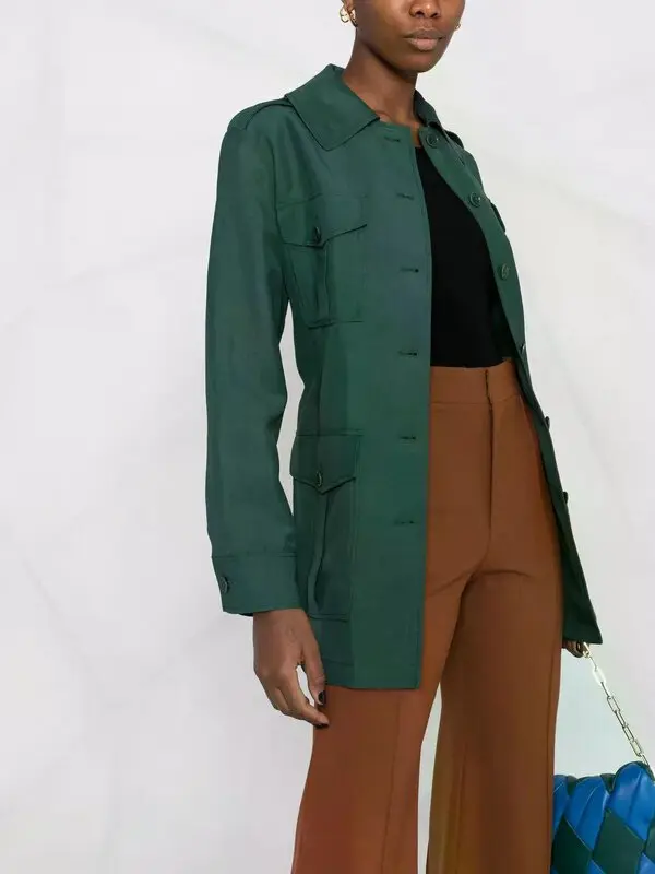 P.a.r.o.s.h Belted Short Trench Coat