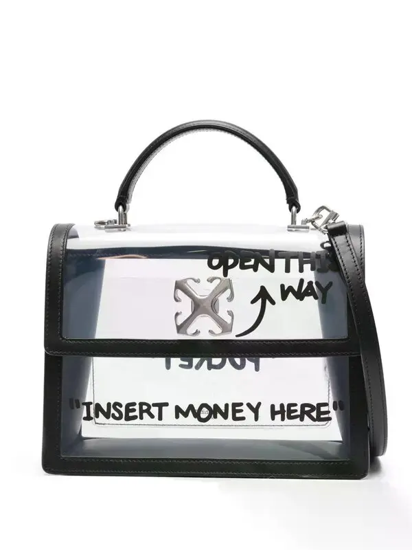 Off-White Jitney 2.8 Transparent Tote Bag