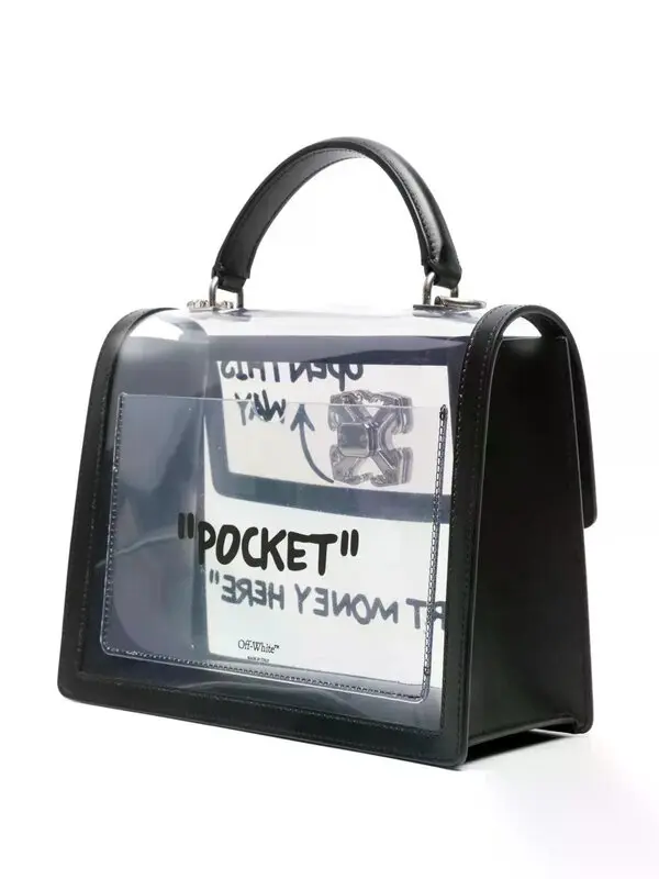 Off-White Jitney 2.8 Transparent Tote Bag