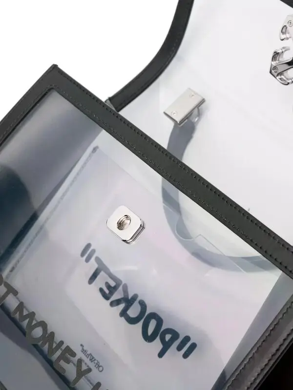 Off-White Jitney 2.8 Transparent Tote Bag