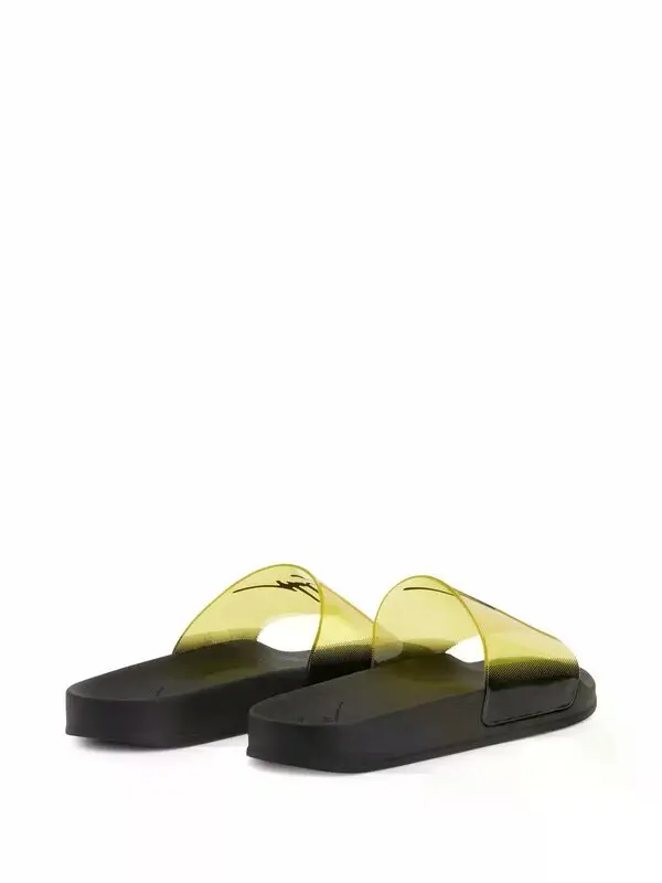 GIUSEPPE ZANOTTI Brett Vinyl Slides - Yellow