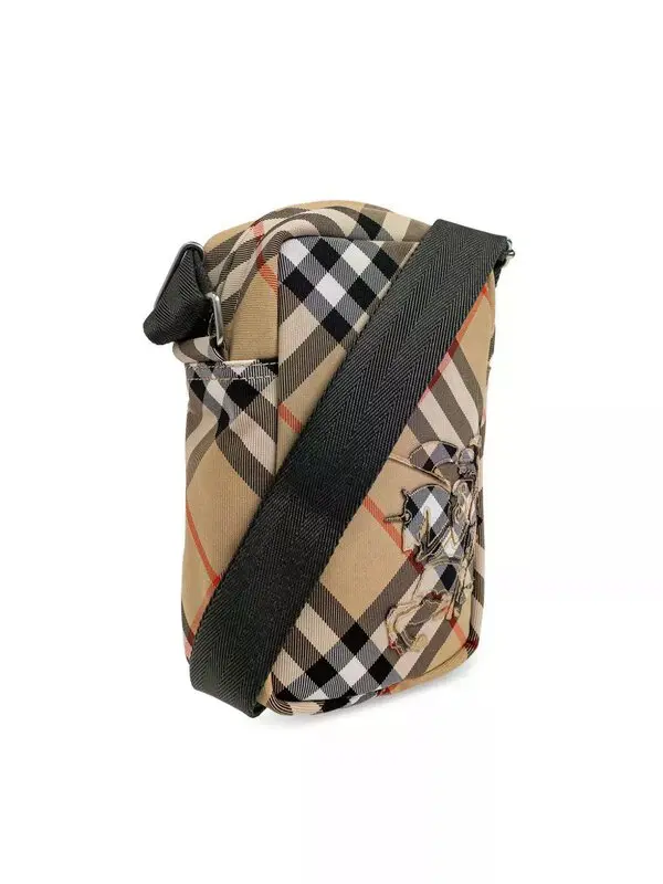 Burberry Check-pattern Messenger Bag