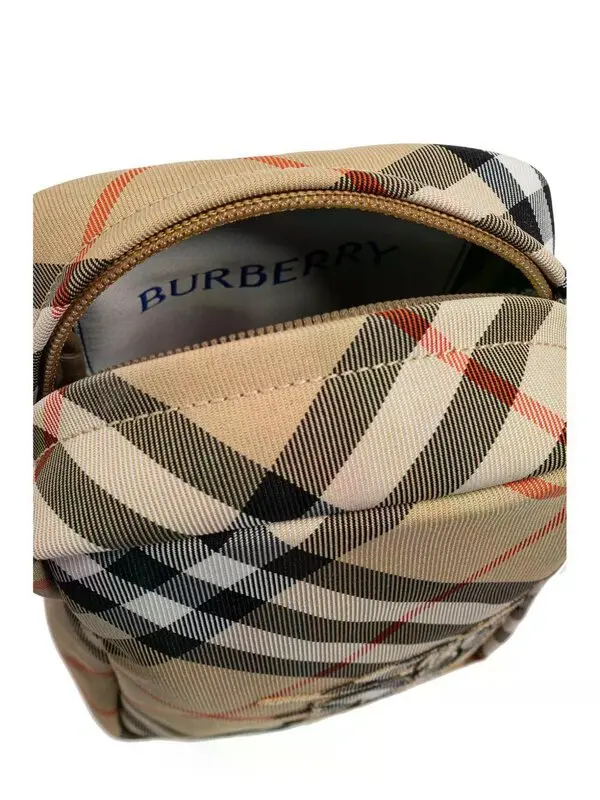Burberry Check-pattern Messenger Bag