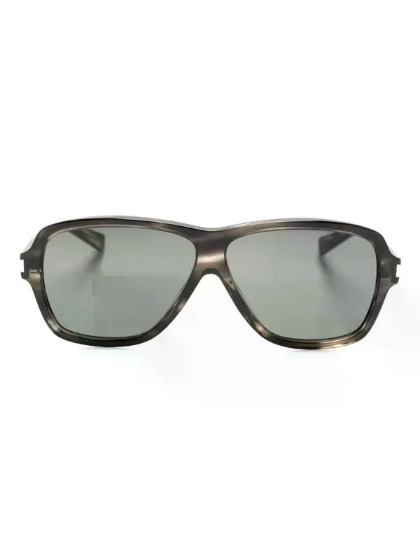 Saint Laurent Carolyn Oversized Sunglasses - Grey