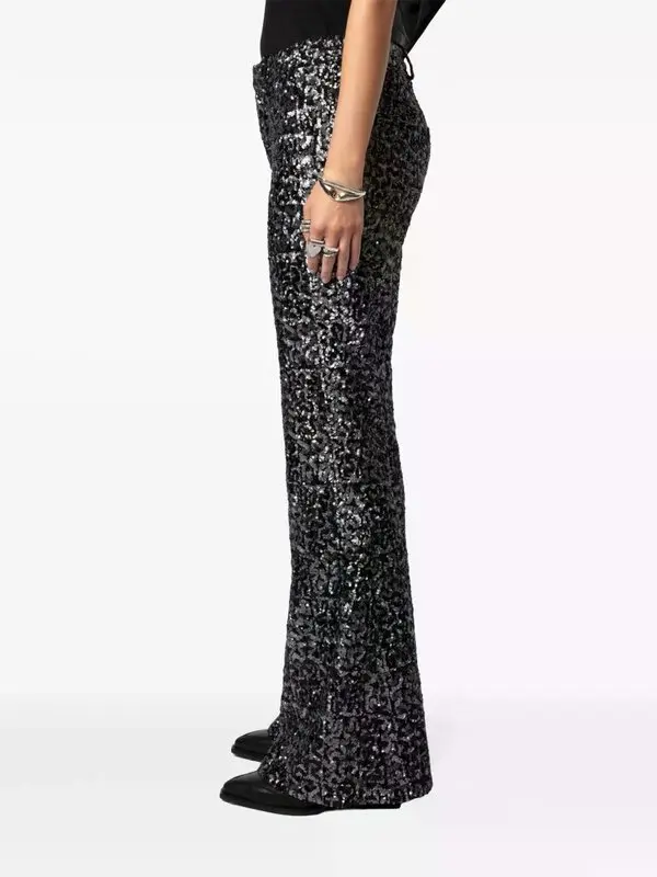 Zadig&Voltaire Prevy Sequin Trousers - Black