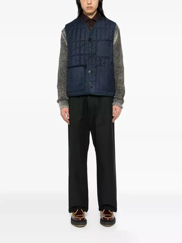 Paul Smith Flannel Quilted Gilet