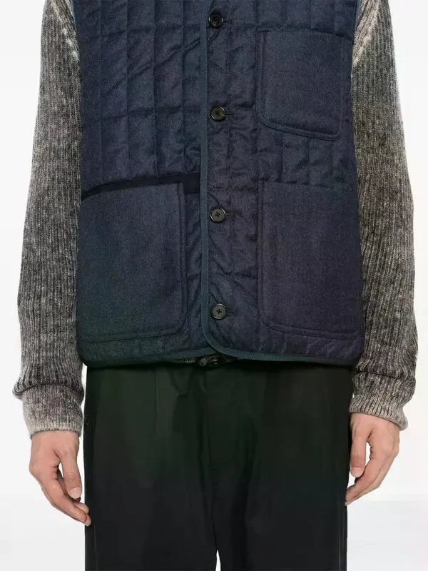Paul Smith Flannel Quilted Gilet