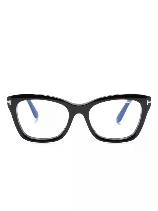 TOM FORD Ft5909b Cat-eye Frame Glasses - Black