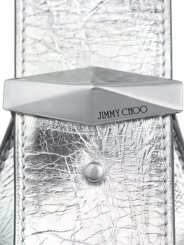 JIMMY CHOO Small Diamond Shoulder Bag - Silver