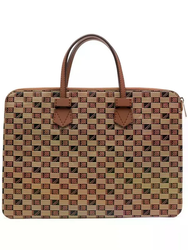 Moreau Monogram-pattern Laptop Case - Multicolour