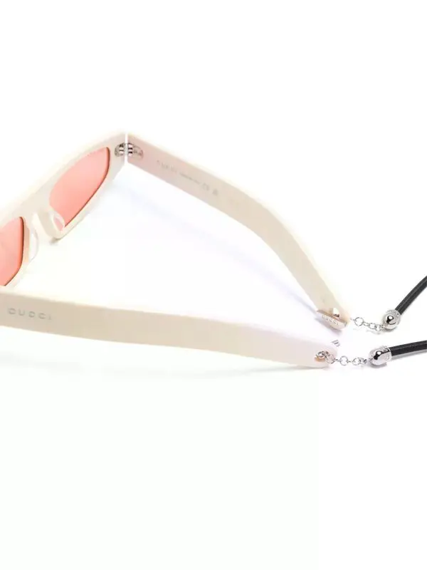 Gucci Narrow Shield-frame Sunglasses