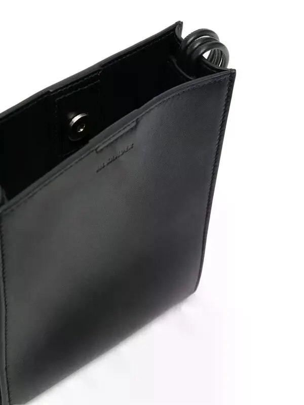 JIL SANDER Braided-strap Leather Shoulder Bag