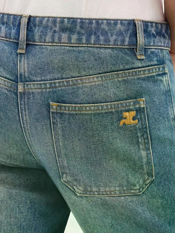 COURREGES Mid-rise Bootcut Jeans