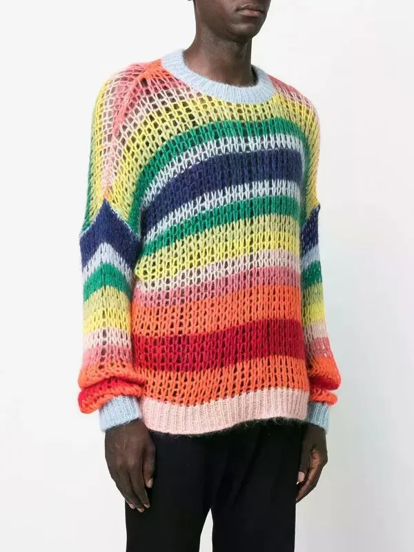 Dsquared2 Striped Crew-neck Jumper