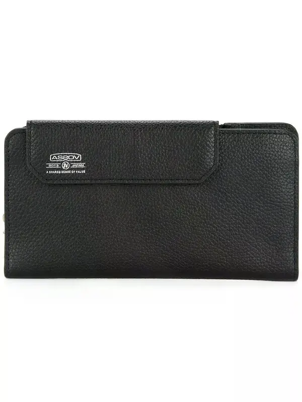 AS2OV Shrink Long Wallet - Black