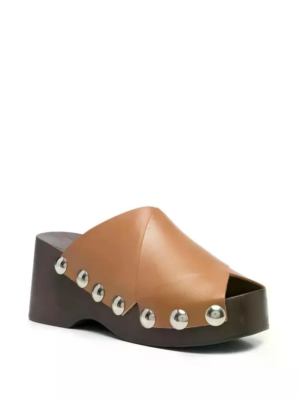 GANNI Stud-detail Open Toe Sandals