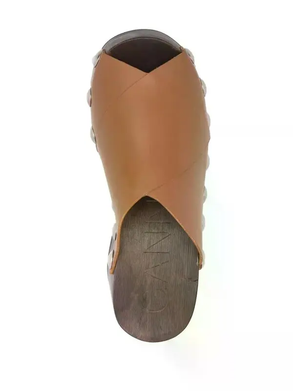 GANNI Stud-detail Open Toe Sandals