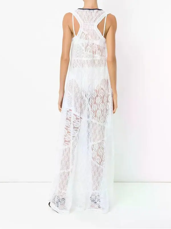 AMIR SLAMA Lace Beach Dress
