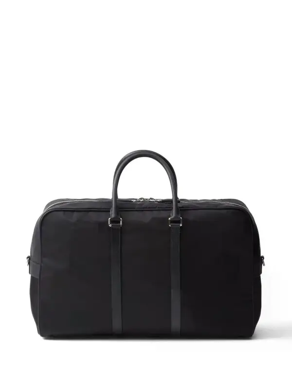 Prada Re-nylon Duffel Bag With Leather Trim