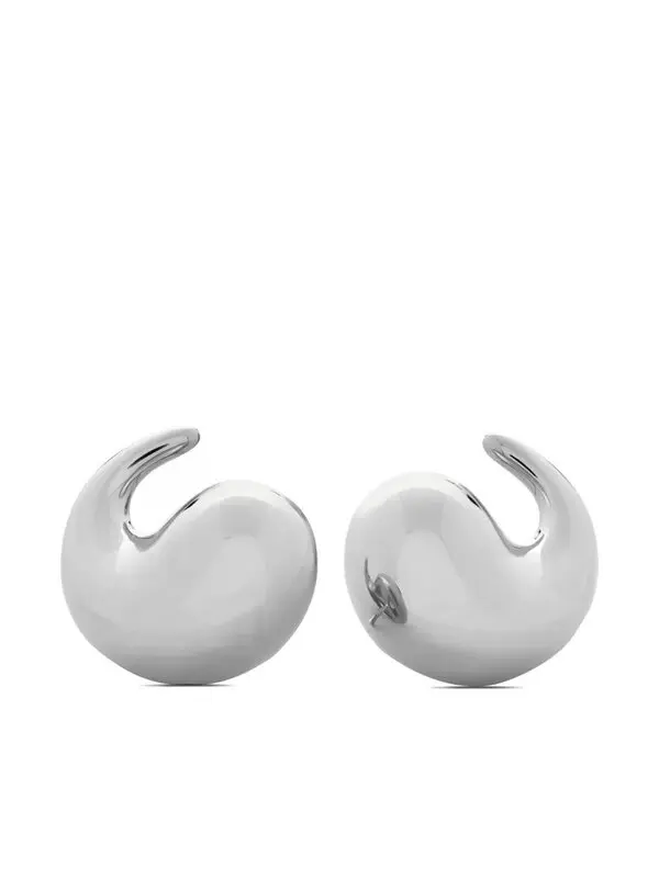 Monica Vinader Nura Sterling Earrings - Silver