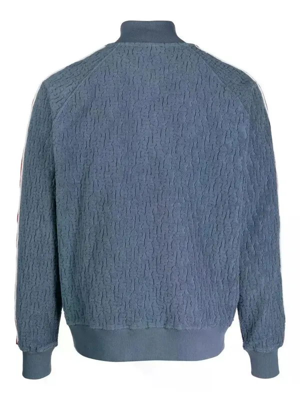 DIESEL® Stripe-sleeve Zip-up Sweatshirt