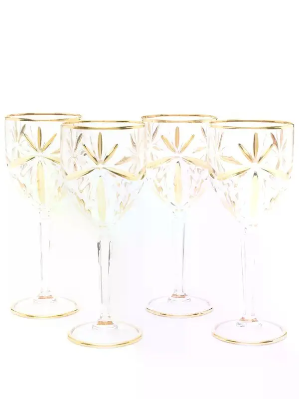 LES-OTTOMANS X Browns Murano Wine Glasses - Neutrals