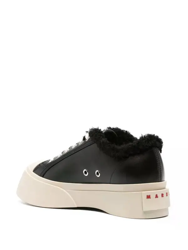 Marni Pablo Leather Sneakers - Black