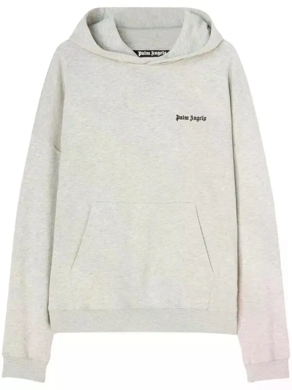 Palm Angels Embroidered Logo Hoodie