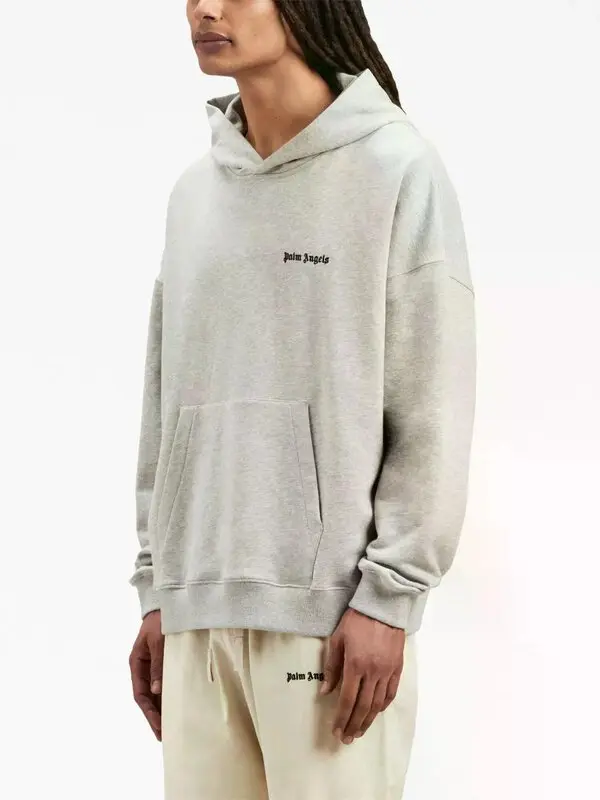 Palm Angels Embroidered Logo Hoodie