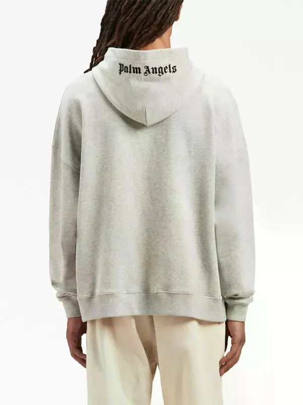 Palm Angels Embroidered Logo Hoodie
